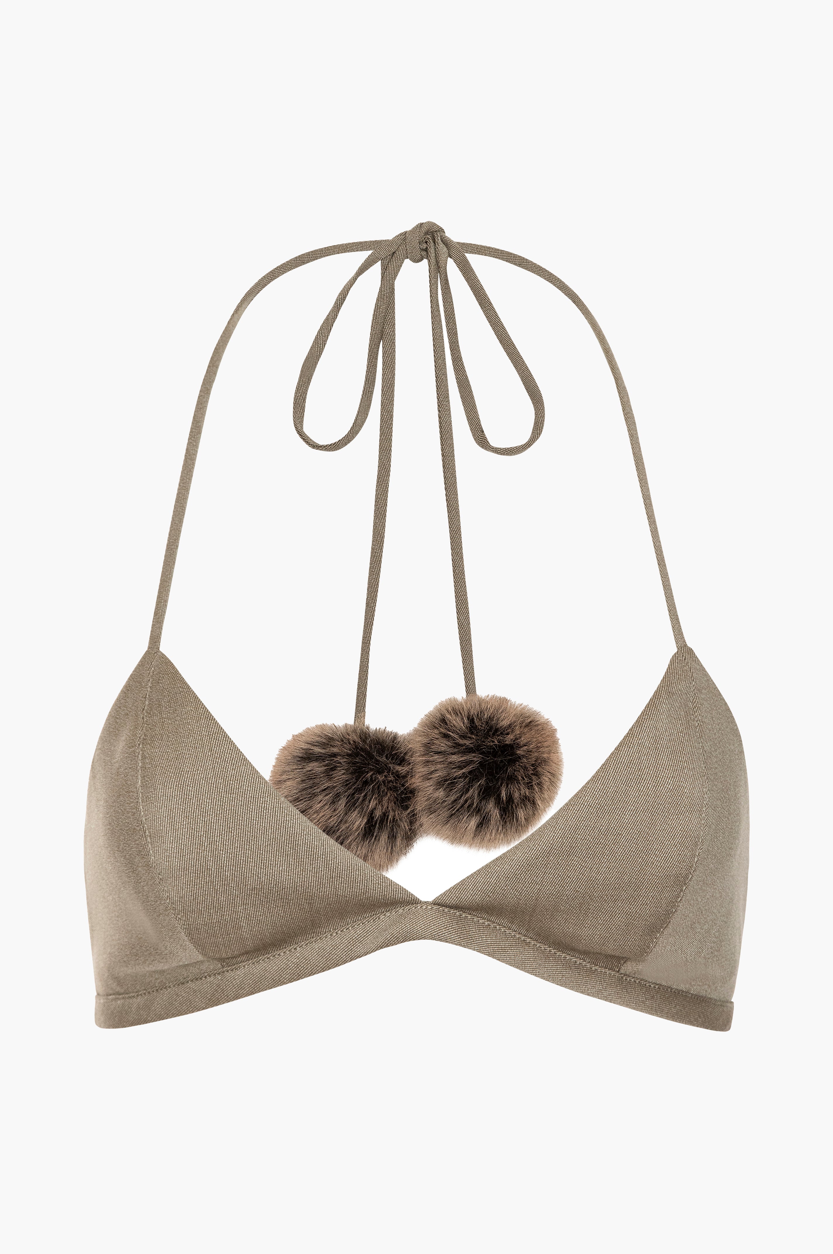 Fur Trimmed Rosie Bra – MIMCHIK