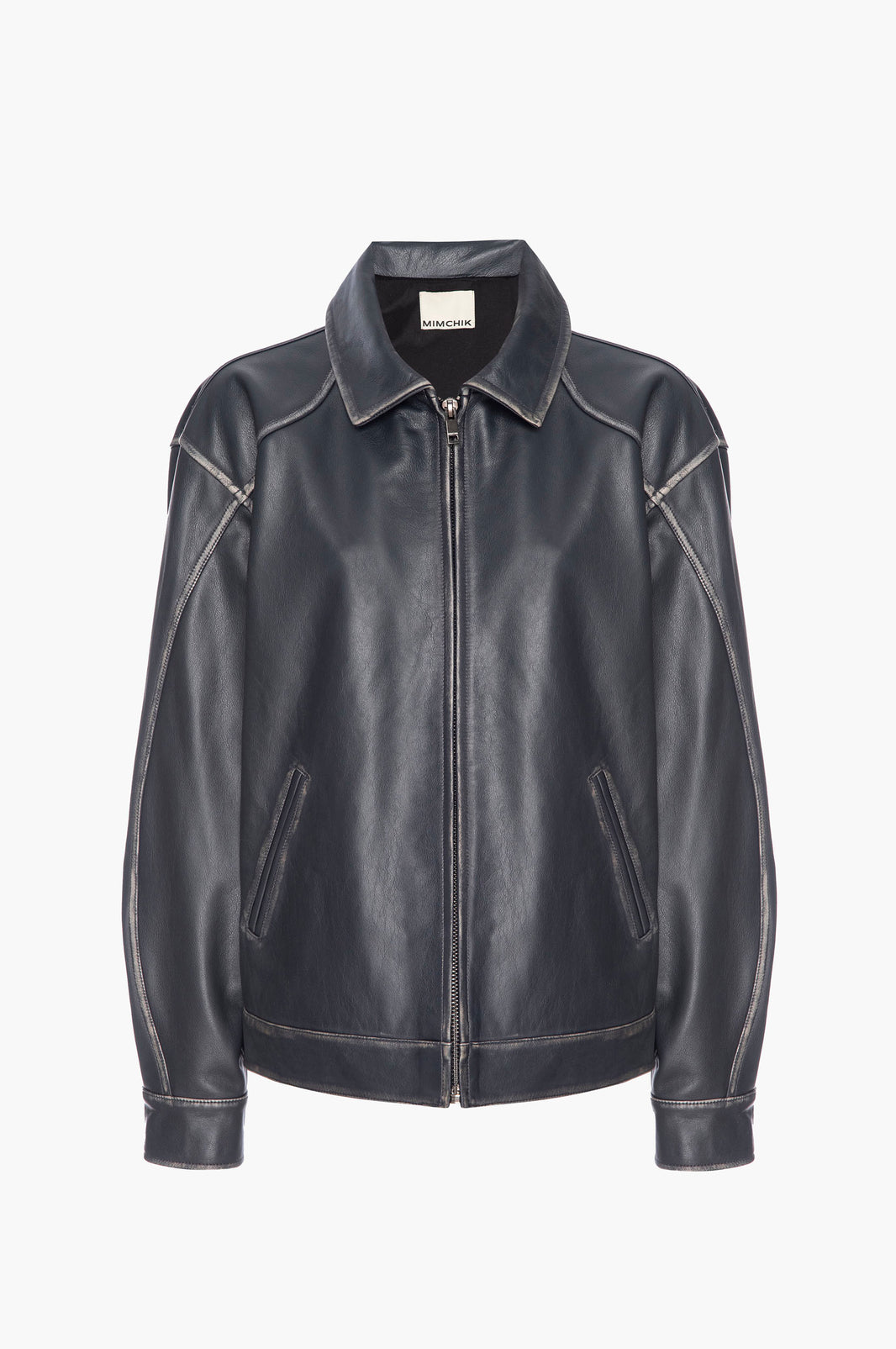 Off Center Moto Jacket – MIMCHIK